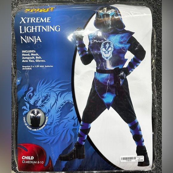 Costumes | Spirit Halloween Ninja Lightening Costume | Poshmark